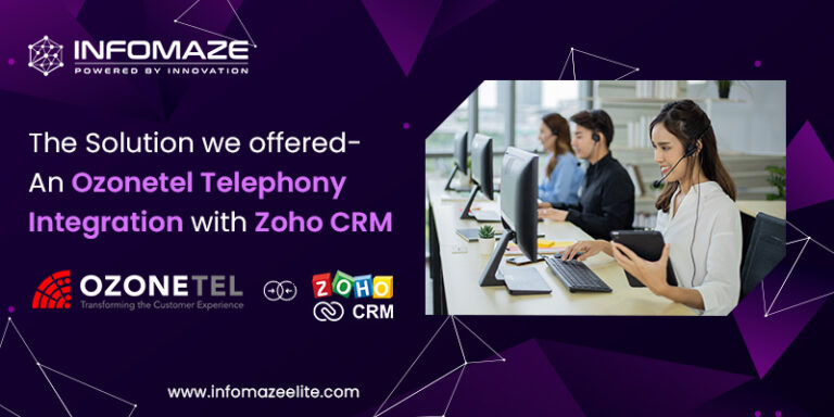 Ozonetel cloud agent telephony integration with Zoho CRM