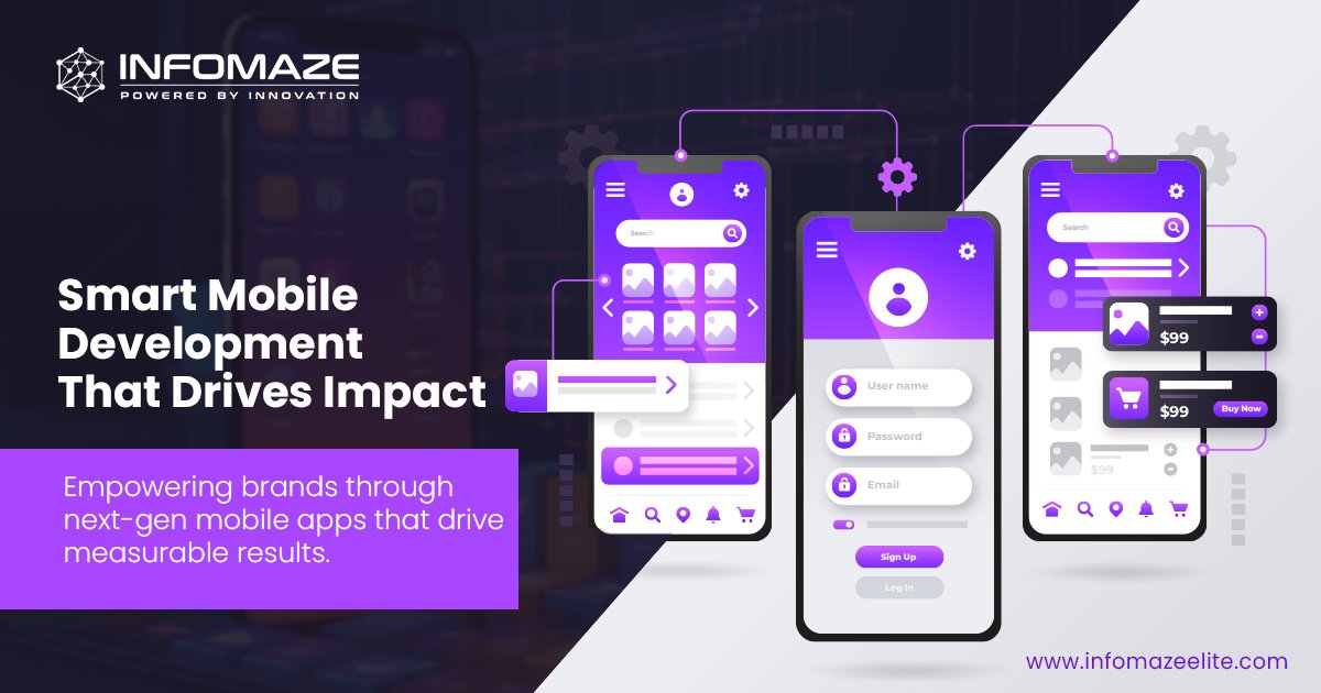 Custom Mobile Application Development Services | Infomaze